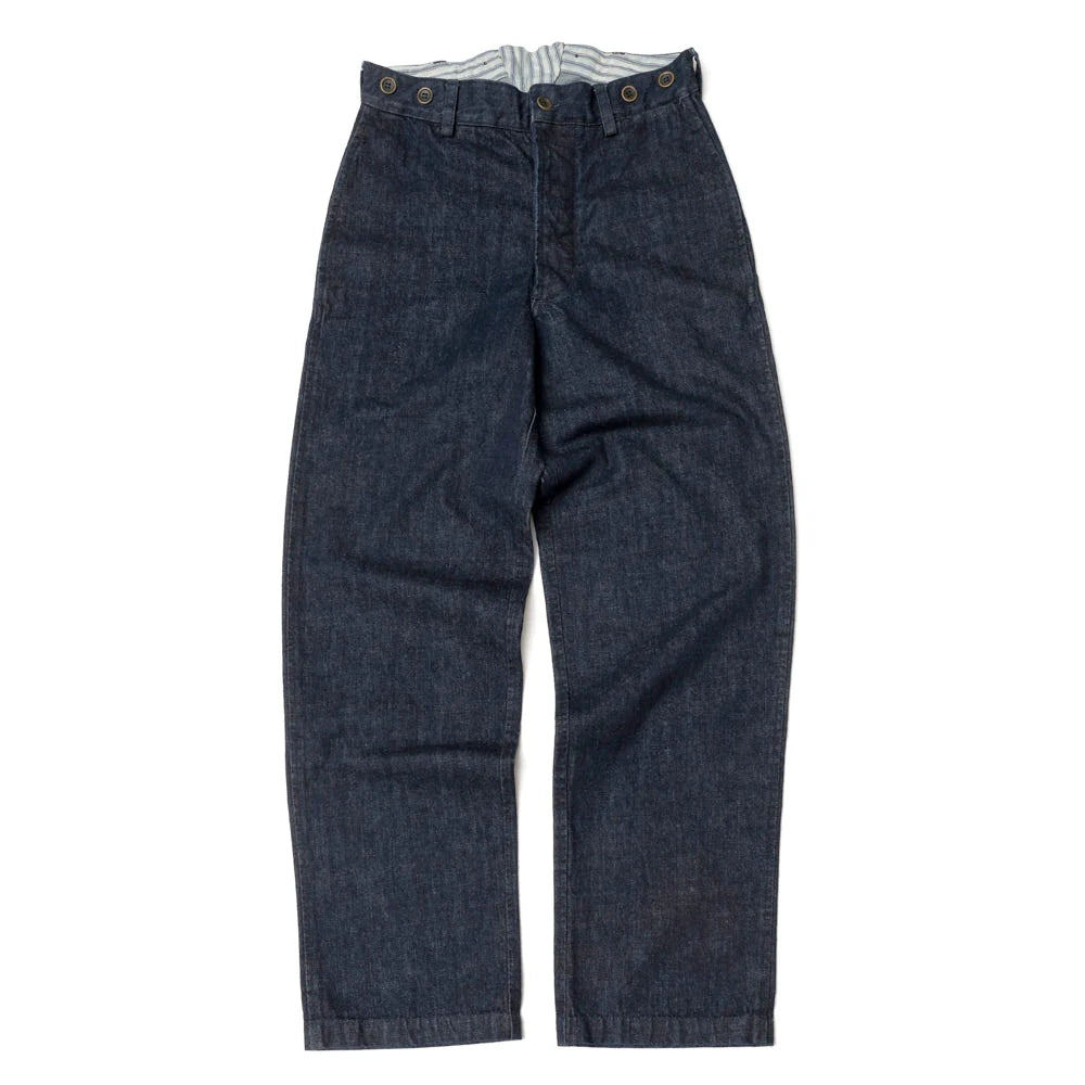 Ein Stück Eleganz: Manard 14oz Denim-Arbeitshose, hergestellt in Europa